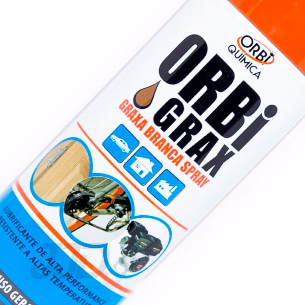 Graxa Branca Spray 300ml OrbiGrax - Orbi Química 1539